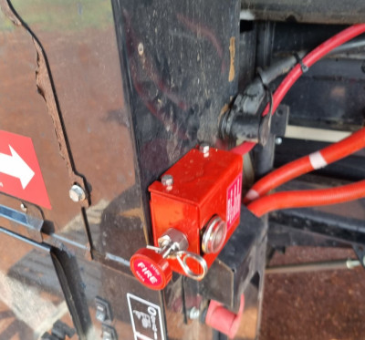 fire suppression activation button